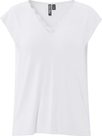 Pieces Female T-Shirt PCKAMALA Spitzen