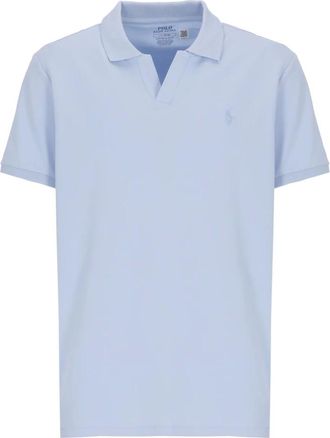 Ralph Lauren Homme, Tops, Bleu, Taille: XL Polo en coton brod&eacute;