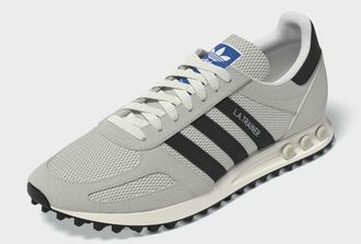 adidas Sneaker ADIDAS ORIGINALS LA TRAINER OG, Herren, Gr. 38,5, beige (cloud wei&szlig;, core schwarz, alumina), Leder, Textil, Schuhe Sneaker, Topseller