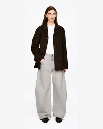 Arket Jeans Mit Barrel Legs -Grau
