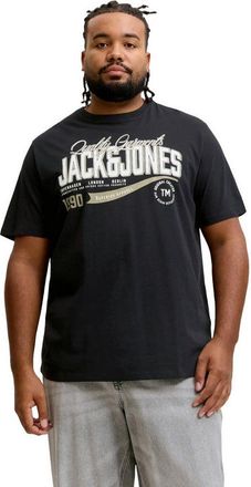 Jack & Jones Plus Size Print-Shirt Weites Shirt mit Printdruck (Spar-Set, 5er-Pack)