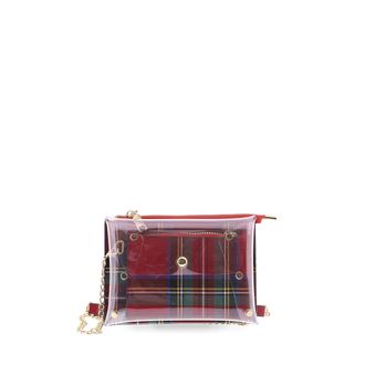 E. Ferri Clutch Handtasche Charpuis Party Tasche Damen Rot