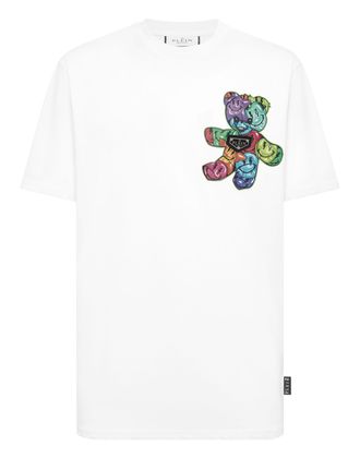 Philipp Plein T-Shirt Rundhalsausschnitt Teddy