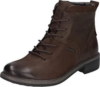 Josef Seibel Femme Bottines &agrave; Lacets Selena 50, Dame Bottines,Largeur G (Normale),Semelle int&eacute;rieure Amovible,imperm&eacute;able,Marron (Moro),41 EU / 7 UK