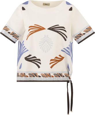 Herno Blouse Herno avec cordon de serrage en bas