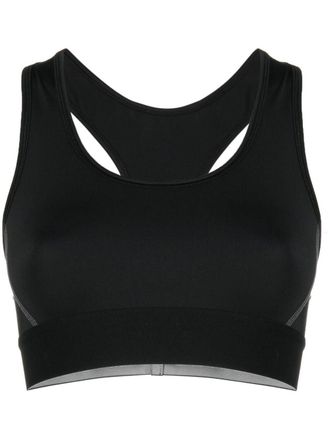 Balenciaga brassi&egrave;re de sport &agrave; bande logo - Noir