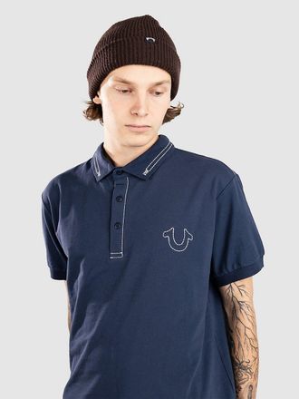 True Religion Relaxed Big T Embro T-Shirt dress blue