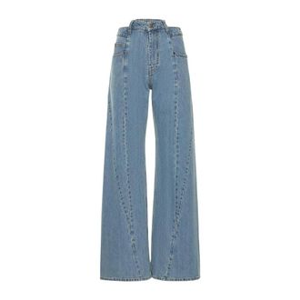 Maison Margiela Iconic Back Stitching Baumwolljeans - - Jeans - Damen - Blau - XS