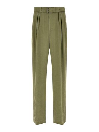 Dries Van Noten Pantalons D&eacute;contract&eacute;s - Vert