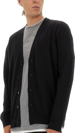 Jil Sander Merino Wool Cardigan - Black