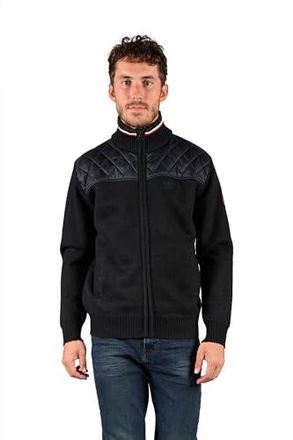 Scott Gilet Megor Bimati&egrave;re Col Montant &agrave; Zip Central Homme (FR/ES, Alpha/lettres, M, Taille normale, Taille normale, Bleu marine)