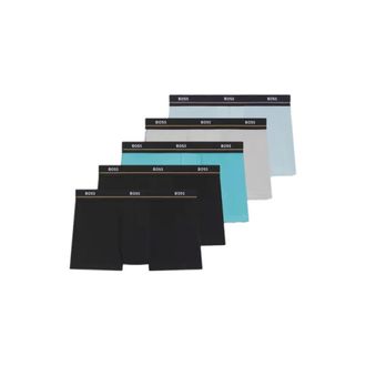 HUGO BOSS Homme, Sous-vêtements, Multicolore, Taille: S Lot de 5 Boxers Signature
