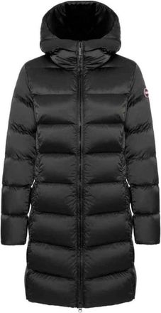 Colmar Femme, Sport, Noir, Taille: 46 FR Long Down Jacket