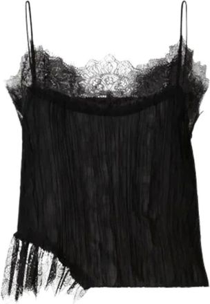 Pinko Pinko, Femme, Tops, Noir, Taille: 42 FR Tic Tac Top