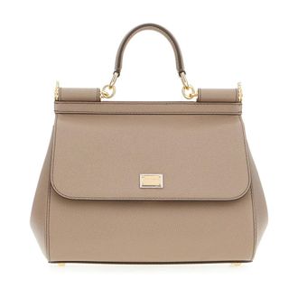 Dolce & Gabbana Femme, Sacs, Beige, Taille: ONE Size Sacs &agrave; main