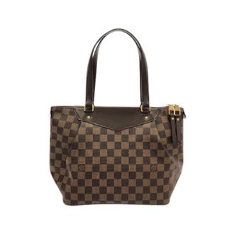 Louis Vuitton Sac &agrave; main pr&eacute;-poss&eacute;d&eacute; en toile enduite Damier Westminster - Femme - Pre-owned - Brun - Taille: ONE Size