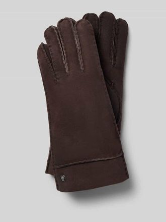 Roeckl Lammfellhandschuh mit Logo-Detail Modell Helsinki