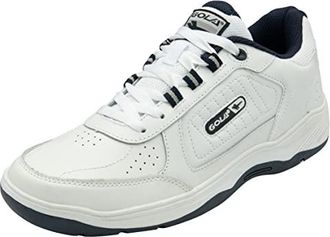 Gola Homme Belmont 2 Wide Chaussure de Marche, Blanc/Bleu Marine, 43 EU Large