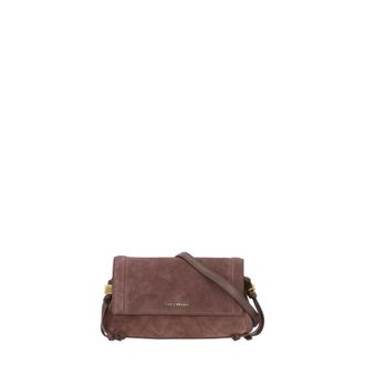 Coccinelle Sac &agrave; bandouli&egrave;re Thess en daim - Femme - Sacs - Rouge - Taille: ONE Size