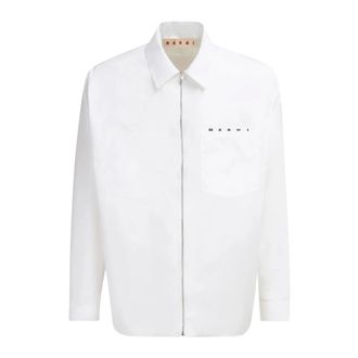 Marni Herren, Shirts, Wei&szlig;, XLGr&ouml;&szlig;e