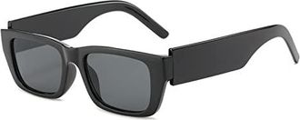 Generic 2025 Designer Fashion Square Street Lunettes de soleil pour hommes et femmes pour les vacances en plein air pare-soleil plage (couleur : B, taille : m