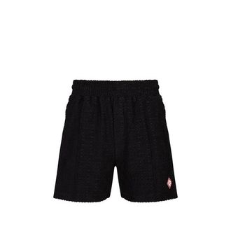 Casablanca Short textur&eacute; en tissu &eacute;ponge en coton m&eacute;lang&eacute;
