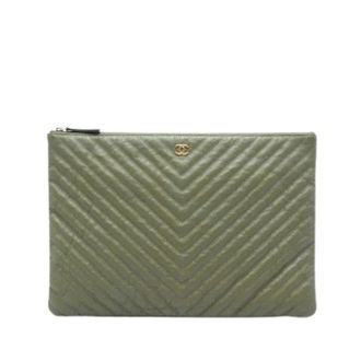 Chanel Pre-owned O Case - - Pre-owned - Damen - Gr&uuml;n - ONE SIZE