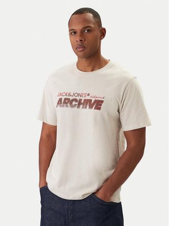 Jack & Jones Jack & Jones T-Shirt Brat Tee 12288103 Beige Regular Fit