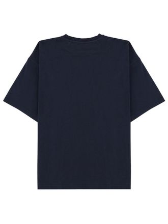 Aspesi Graphic Cotton T-Shirt - Blue