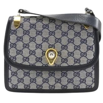 Gucci Sac bandouli&egrave;re vintage doccasion - Femme - Pre-owned - Bleu - Taille: ONE Size