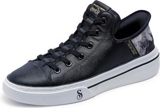 Skechers Mens Snoop Dogg:Snoop One-OG Hands Free Slip-ins Sneaker, Cuir Noir, 42.5 EU