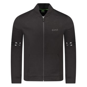 HUGO BOSS SweaT-shirt Long zipp&eacute; - Homme - Sweatshirts et sweats &agrave; capuche - Noir - Taille: 2XL