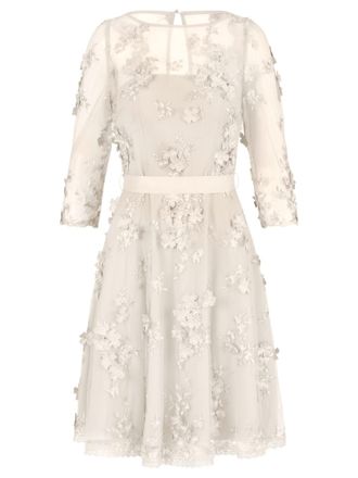 Apart Fashion Damen Spitzenkleid Kleid, Creme, 46 EU