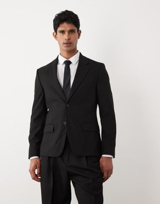 River Island Veste de costume ajust&eacute;e - Noir