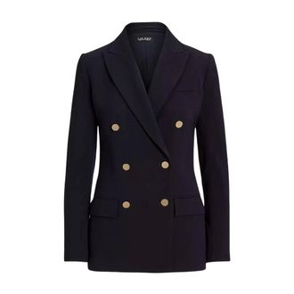 Ralph Lauren Femme, Vestes, Bleu, Taille: 36 FR Blazer Crois&eacute;