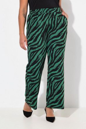 Miamoda Schlupfhose Hose Color Zebramuster Elastikbund