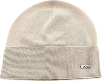 BOSS Cap lari Beanie Light Beige