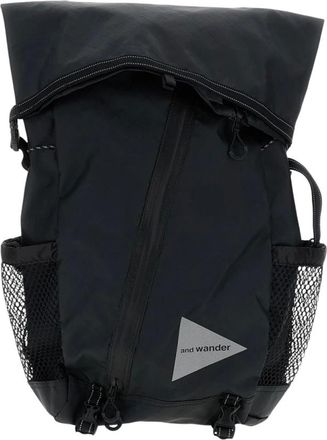 And Wander Homme, Sacs, Noir, Taille: ONE Size Ecopak 18L Backpack