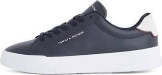 Tommy Hilfiger Baskets Homme Detail Essential en Cuir, Bleu (Desert Sky), 40