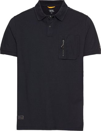 Camel Active Herren Kurzarm Poloshirt mit Cooling Effekt Dunkelblau, Menswear-XXL