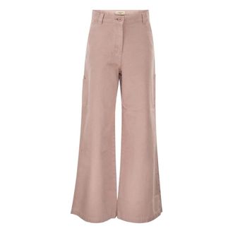 Max Mara Wkdskipper Weite Hose - - Trousers - Damen - Rosa - XS