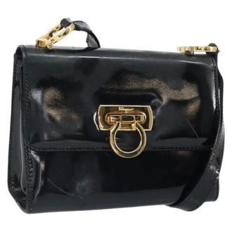 Ferragamo Pre-owned Cuir sacs-ports-paule - Femme - Pre-owned - Noir - Taille: ONE Size
