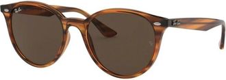 Ray-Ban Highstreet Runde Sonnenbrille - - Accessories - unisex - Rot - 53 MM