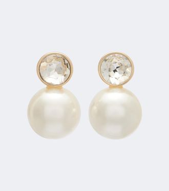 Carolina Herrera Boucles doreilles &agrave; cristaux