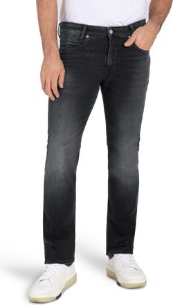 Mac Jeans Herren Arne Pipe Slim Jeans, H996 Black Black Authentic Use
