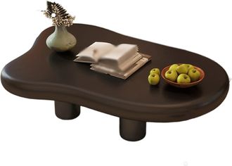 Generic Couchtisch Wolkenform Antik-Stil Hergestellt Aus Kunstholz Wohnzimmertische Verdickte Lackierte Tischplatte Verstärkte Tischbeine Stubentisch für Wohn