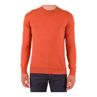 Drumohr Rundhals-Ausschnitt Strickware - - Knitwear - Herren - Orange - M