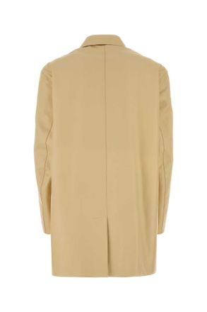 Jil Sander Womens Blazer Beige Calf Blazers