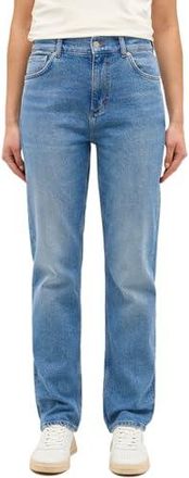 Mustang Jeans Style Brooks Straight Jeans Femme, Bleu Moyen 415, 28W / 32L