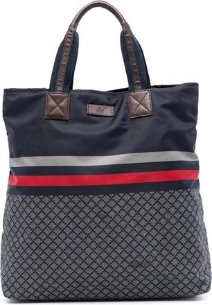 Gucci Shopper - Diamante Web Nylon Tote - Gr. unisize - in Blau - f&uuml;r Damen